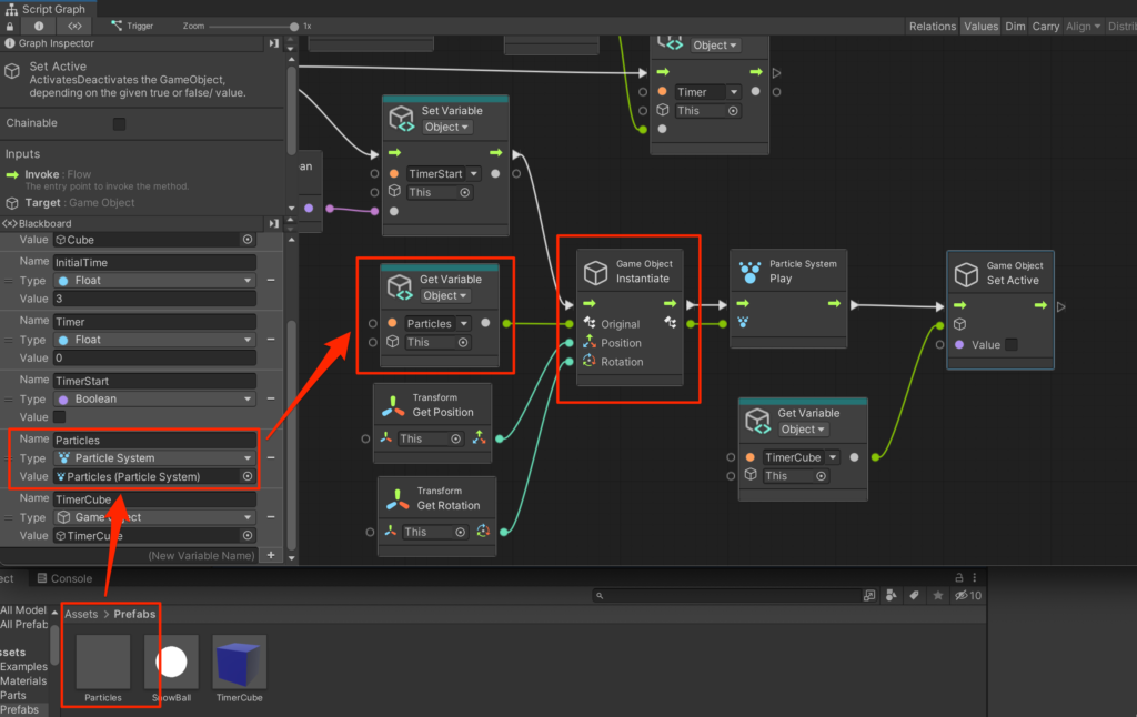 Unityでメタバースに機能追加(5) TimerCube Step5 積み上げ 花火開いた！ - dMSpace