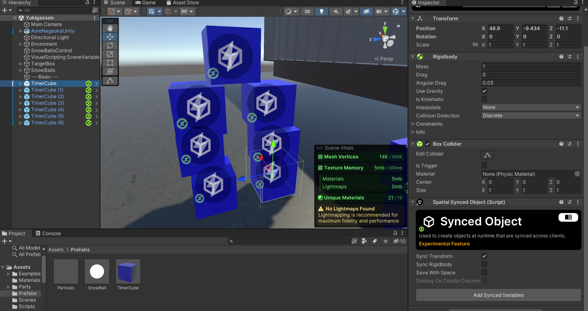 Unityでメタバースに機能追加(6) TimerCube Step6 別のアバターからはどのように見えるか？ - dMSpace